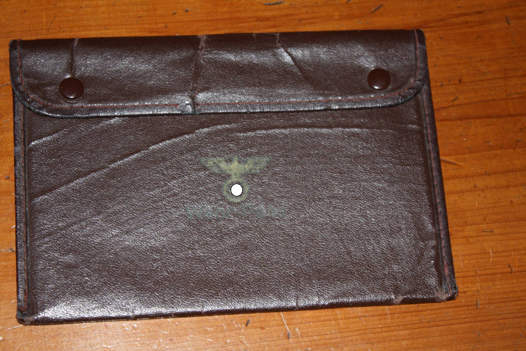 A German World War 2 original Wehrpass wallet